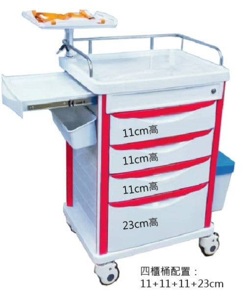醫用推車(可配置成急救車/派藥車/派奶車/E-trolley) Sylvarmed - UbiCare Medical Equipment 匯 ...
